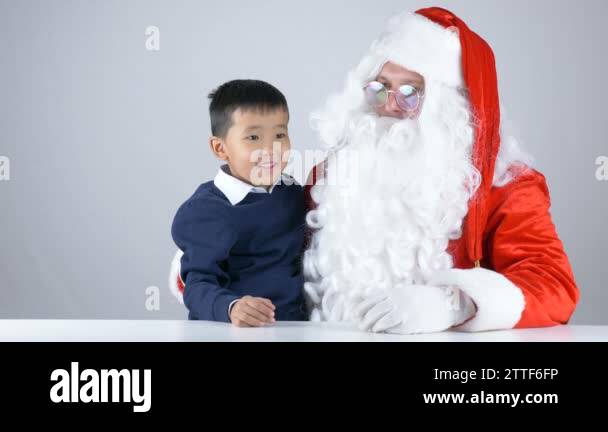 Child hugging santa claus Stock Videos & Footage - HD and 4K Video ...