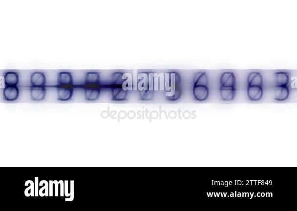 4k numbers scrolling across the screen,finance digital tech data ...