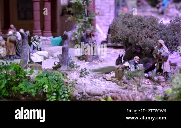 Largest animated nativity scene in South America Stock Video Footage ...