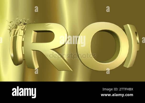 Digital 3D Animation of rotating and exploding Text Stock Video Footage ...
