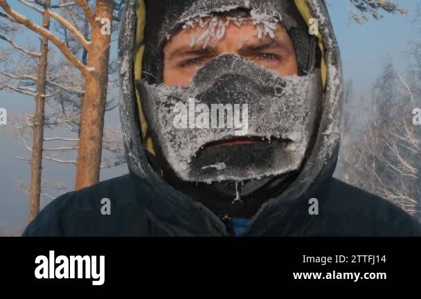 Man frozen face frost Stock Videos & Footage - HD and 4K Video Clips ...