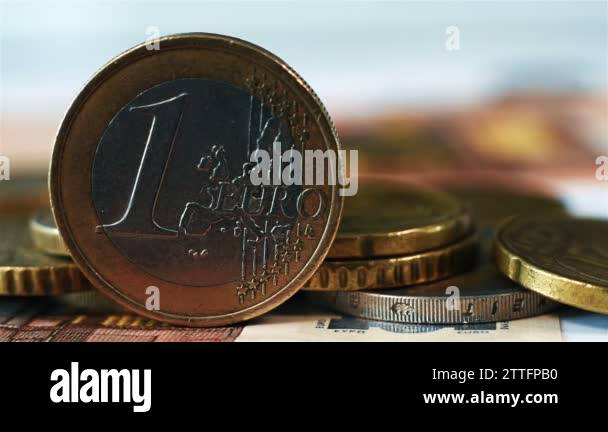 One euro coin stack Stock Videos & Footage - HD and 4K Video Clips - Alamy