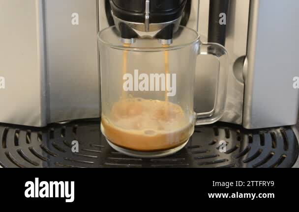 Cup coffee being made machine Stock Videos & Footage - HD and 4K Video ...