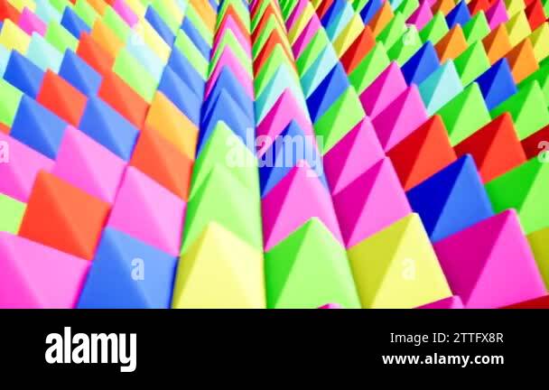 Modern colored pyramids, great design for any purposes. Technology ...