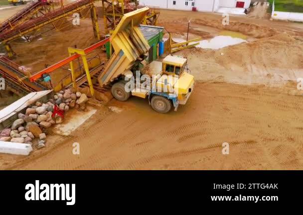 Mining dump truck dumping Stock Videos & Footage - HD and 4K Video ...