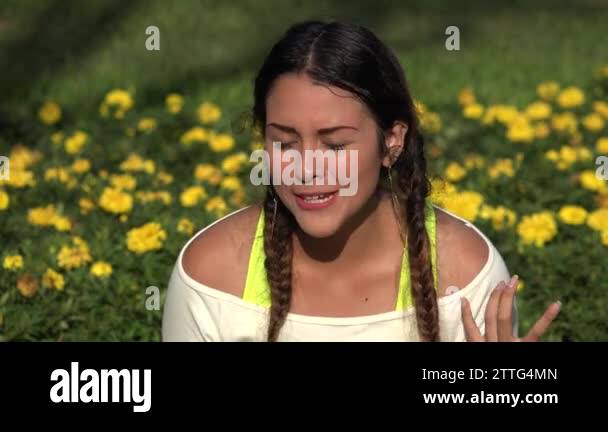 Distraught Female Teenager Crying Stock Video Footage - Alamy