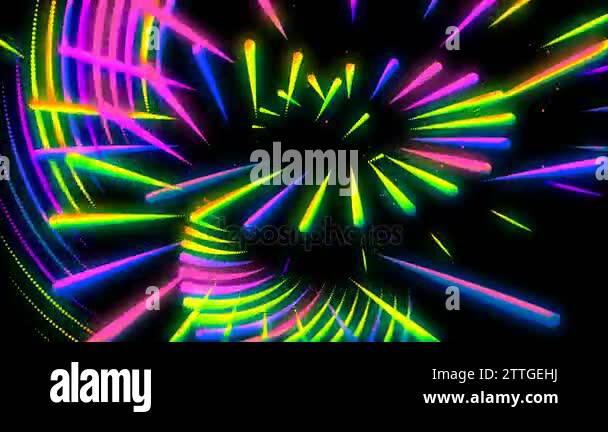 Looped seamless footage for your event, concert, stage design, title ...