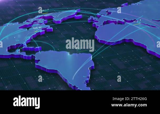 Global map air traffic Stock Videos & Footage - HD and 4K Video Clips ...