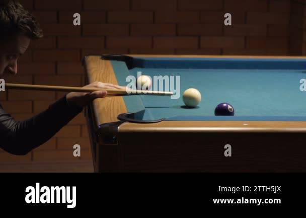 Pool ball hit cue ball Stock Videos & Footage - HD and 4K Video Clips ...