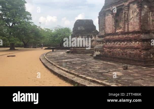 The ruins of an ancient temple, traces of an ancient highly developed ...