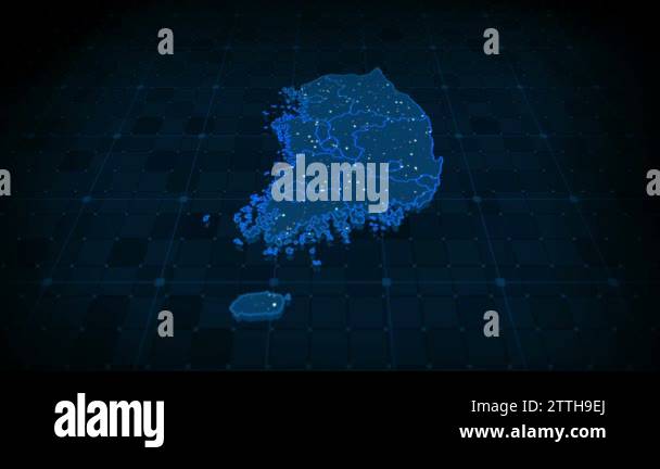 Korea map Stock Videos & Footage - HD and 4K Video Clips - Alamy