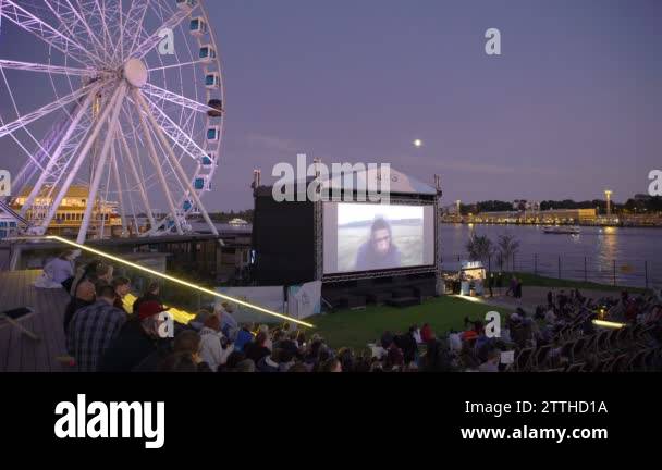 Outdoor cinema to see outdoors Stock Videos & Footage - HD and 4K Video ...
