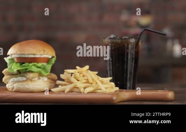 Burger and coke Stock Videos & Footage - HD and 4K Video Clips - Alamy