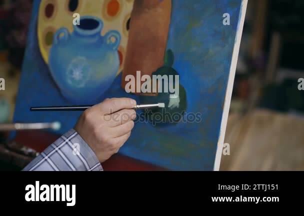 Hand detail in art painting Stock Videos & Footage - HD and 4K Video ...