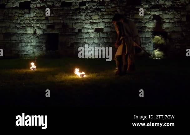 Battle castle at night Stock Videos & Footage - HD and 4K Video Clips ...