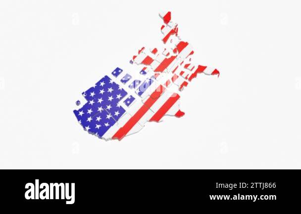 Map of america united states Stock Videos & Footage - HD and 4K Video ...