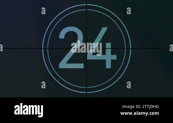 Film vintage countdown from 30 to 1. Movie film strip with countdown ...