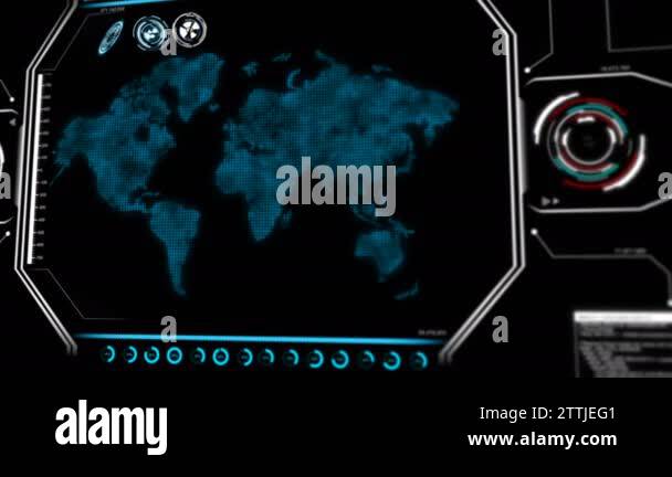 4K Flight pass UI User Interface with HUD pi bar text box table and ...