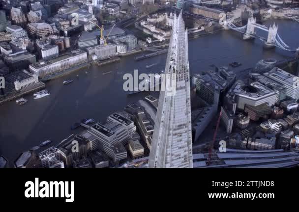 LONDON FEBRUARY 2017 - Aerial view of iconic London skyscraper The ...