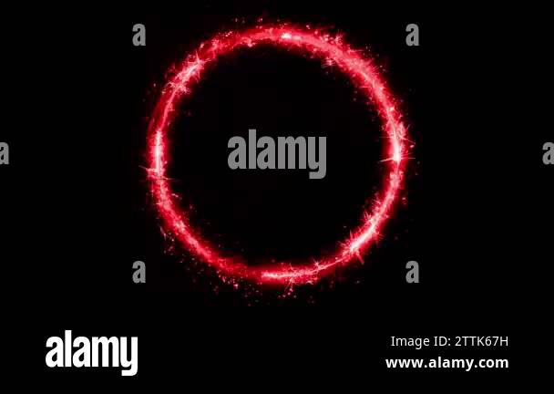 Abstract Magic Fairy Colored Circle Spinning Loop/ 4k animation of an ...