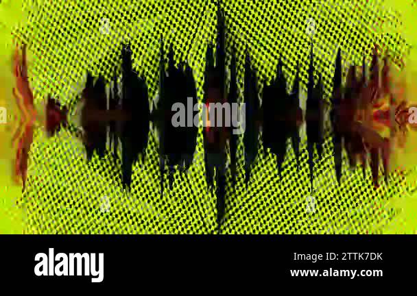 Looped seamless footage for your event, concert, stage design, title ...