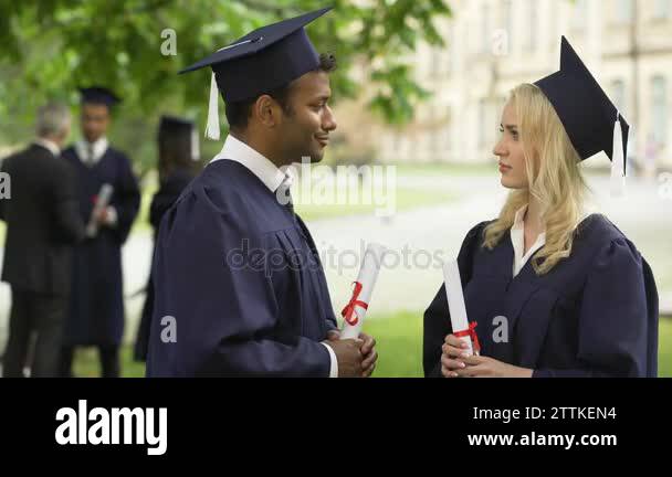 Male female shaking hands students Stock Videos & Footage - HD and 4K ...