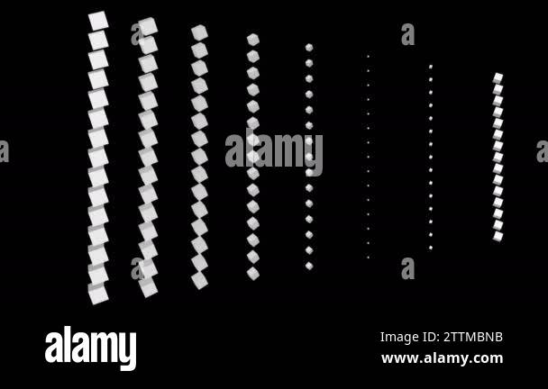 Formation of elements for transition, high definition CGI motion ...