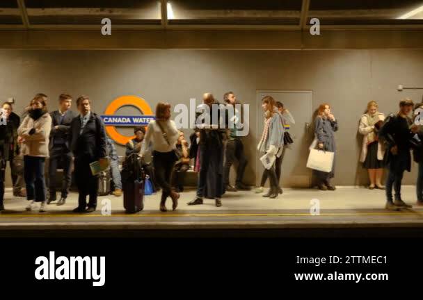 Canada water underground station jubilee line Stock Videos & Footage ...