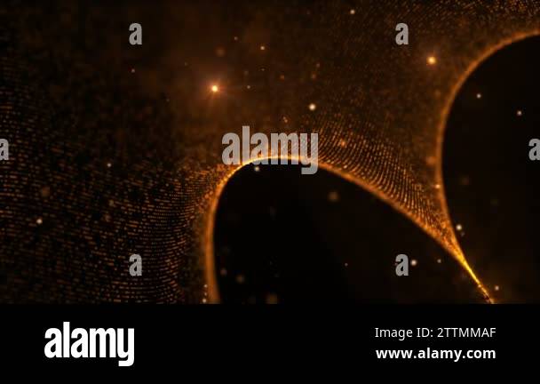 Seamless loop: Fantasy abstract technology, science and engineering ...