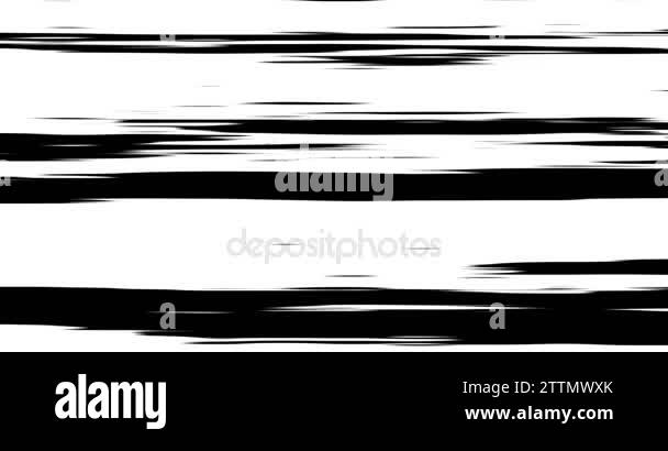 abstract realistic screen black and white glitch flickering, analog ...