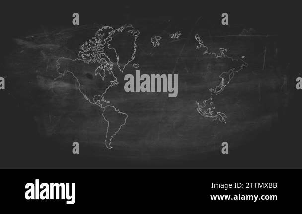 Chalk world map Stock Videos & Footage - HD and 4K Video Clips - Alamy