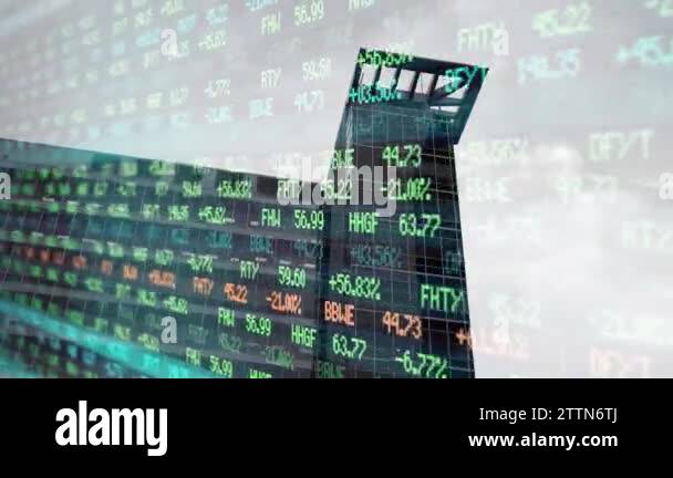 Stock market ticker building Stock Videos & Footage - HD and 4K Video ...