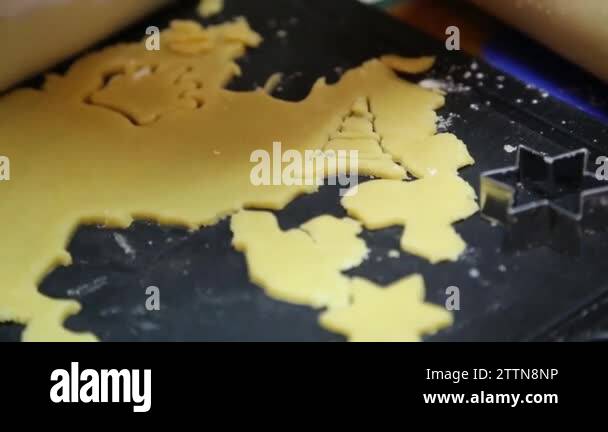 Children make cookies from their own form.Children make dough, roll it ...