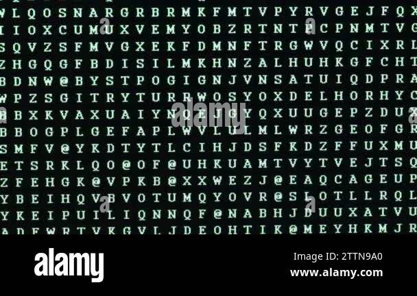 Sequence of characters Stock Videos & Footage - HD and 4K Video Clips ...