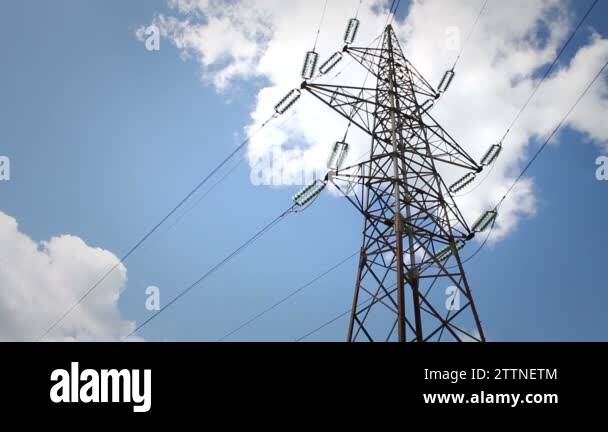 Power pylon tower Stock Videos & Footage - HD and 4K Video Clips - Alamy