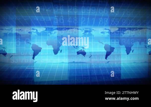 Digital composite world map Stock Videos & Footage - HD and 4K Video ...