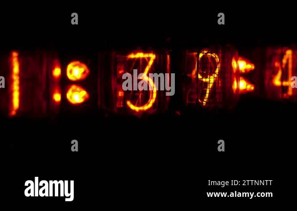 blinking number lights Stock Video Footage - Alamy