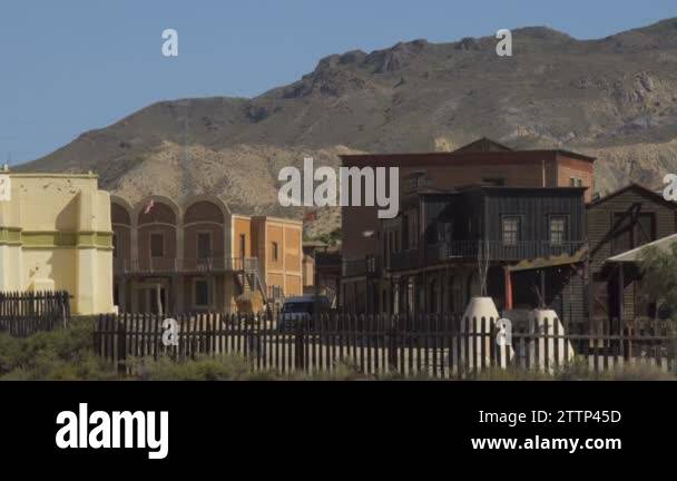 Mini hollywood film set desert Stock Videos & Footage - HD and 4K Video ...