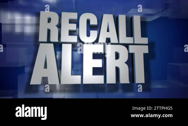 Dynamic Happening Recall Alert Transition and Title Page Background ...