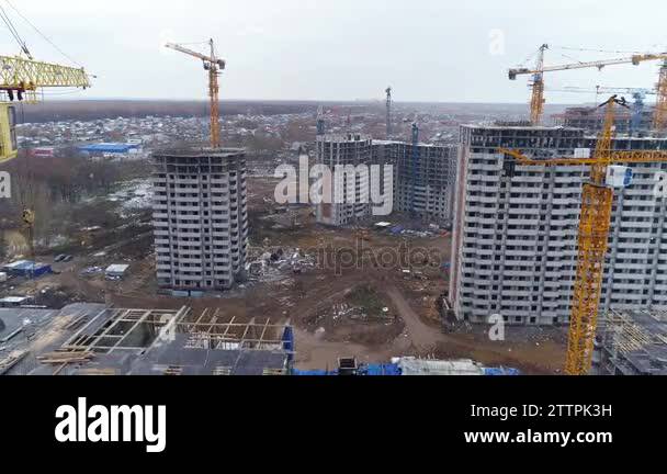 Residential tower block construction Stock Videos & Footage - HD and 4K ...