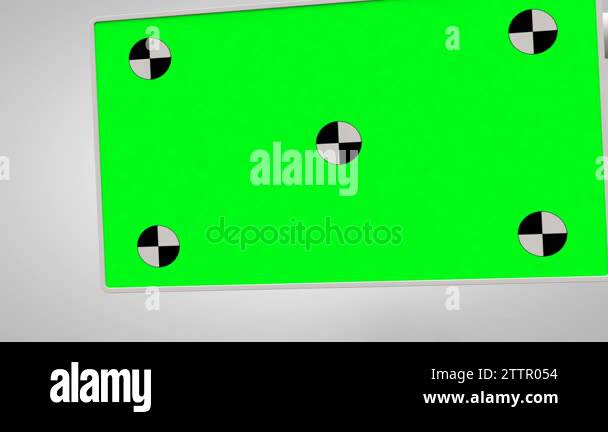 White Robotic Arm Hold and Moving Green Screen Stock Video Footage - Alamy