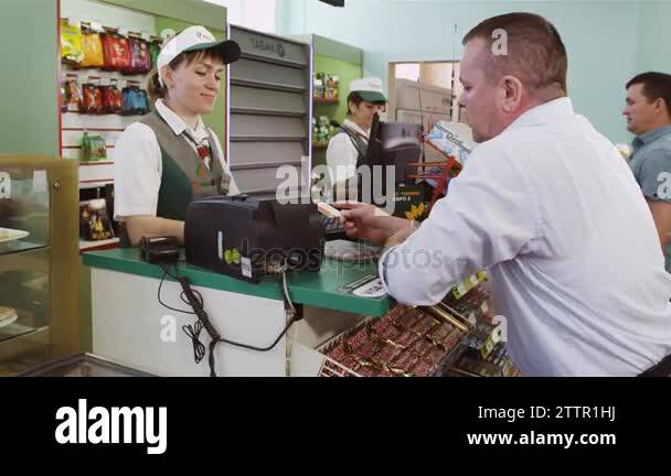 Petrol station shop cashier Stock Videos & Footage - HD and 4K Video ...