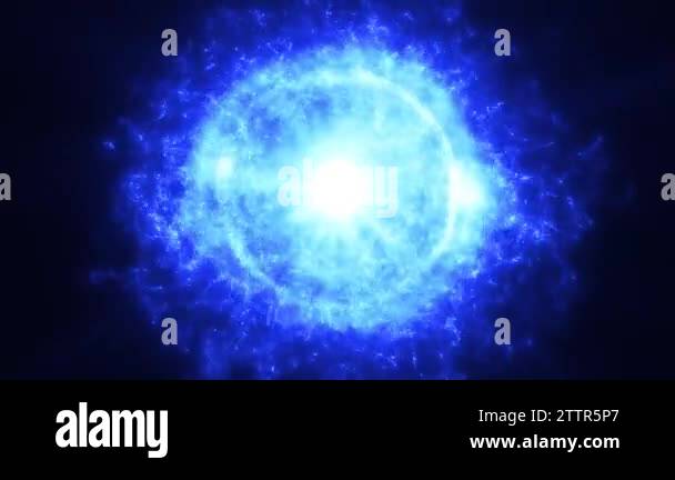 4k Abstract Sun Particles Shining Background Loop/ Animation of an ...