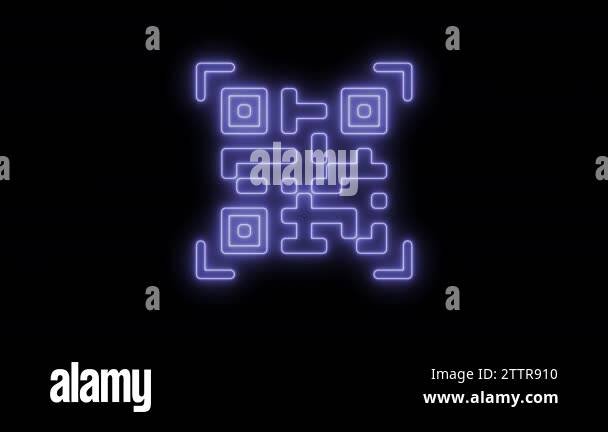 Qr code vector square icon Stock Videos & Footage - HD and 4K Video Clips - Alamy
