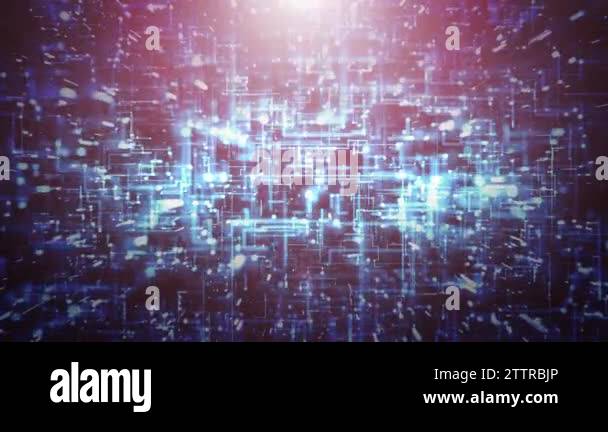 Abstract High Technology Background Loop/ 4k animation of an abstract technology background with ...