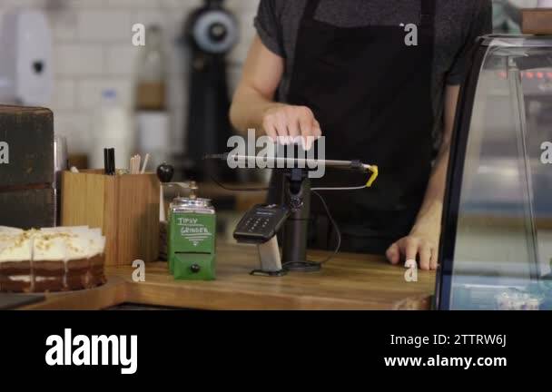 Friendly coffee shop worker Stock Videos & Footage - HD and 4K Video ...