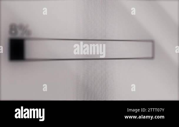 Loading bar animation on white screen. Loading bar, modern concept sign ...