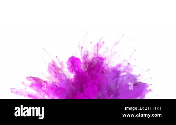 Magenta Pink Color Burst - colorful smoke explosion fluid particles ...