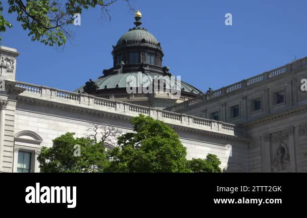 WASHINGTON, DC, USA - Circa 2017: Library of Congress Building is the ...