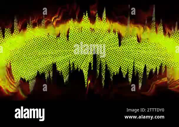 Looped seamless footage for your event, concert, stage design, title ...